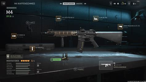 CoD MW 2 M4 Bestes Setup Aufsätze Werte