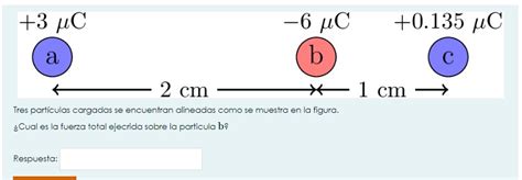 Resuelto Tres partículas cargadas se encuentran alineadasCual Chegg