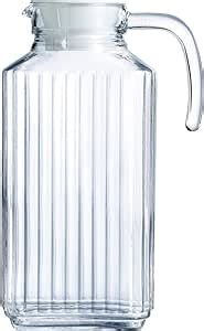Luminarc Quadro Jarra De Vidrio Con Tapa Para Hombre Transparente