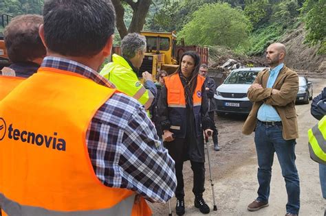 MÓNICA SEIDI VISITOU ZONA AFETADA PELO MAU TEMPO NA RIBEIRA QUENTE