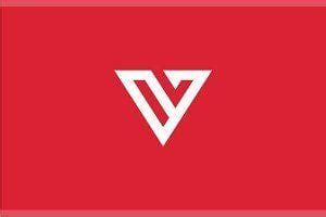 Red V Logo Logodix
