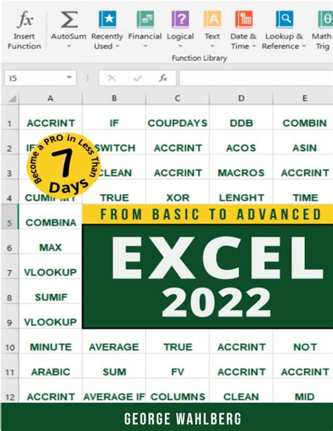 buy excel 2022 from basic to advanced the most exhaustive guide to become a pro in less than 7