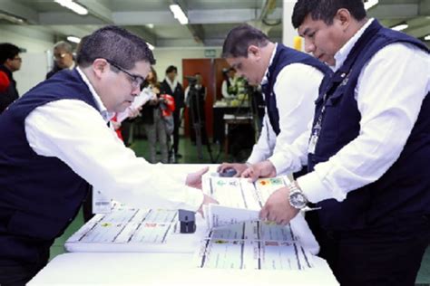 Onpe Inicia Impresi N De C Dulas De Sufragio Para Elecciones