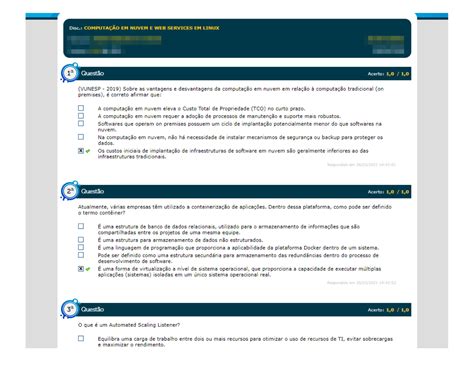 Simulado Av Computa O Em Nuvem E Web Services Em Linux Computa O