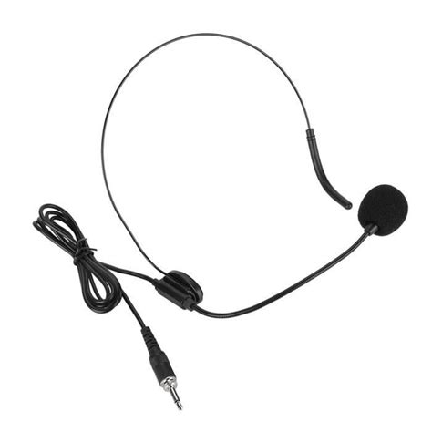 HURRISE Microphone Micro casque UHF sans fil portable avec émetteur