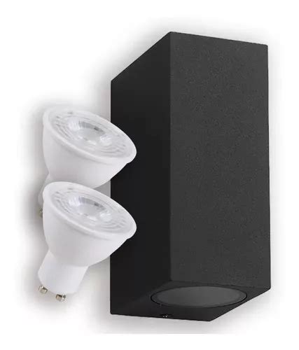 Aplique Bidireccional Led Apto Intemperie C Lampara Led