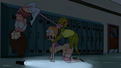 Post 3894095 Lizardmorty Mortysmith Rickandmorty Summersmith Tricialange Vylfgor