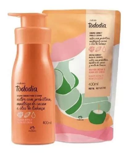Hidratante Natura Tododia Manga Rosa E Gua De Coco Refil Mercadolivre
