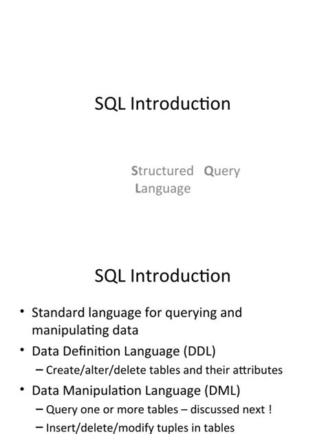 sql introduction pdf window computing sql
