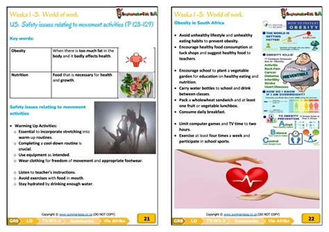 Grade 8 LO Term 3 Summaries Via Afrika
