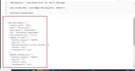 Converting Pysparksqlrowtype Data To Json String Eliminating Values In Azure Databricks Nb