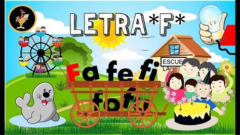 Letra F Aprende A Leer F Cil La F Palabras Con Fa Fe Fi Fo
