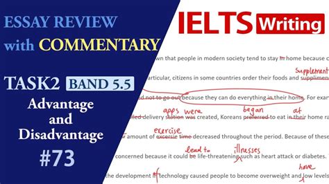 How To Write A Good Ielts Writing An Essay With Commentary Youtube