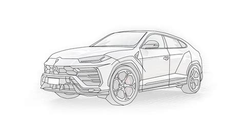 How To Draw A Lamborghini Urus Easy Learn How To Draw A Lamborghini Huracan