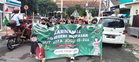 Meriahkan HUT Kota Yogyakarta SD Negeri Ngupasan Adakan Karnaval