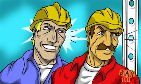 Big Dick Muscle Men Cartoon