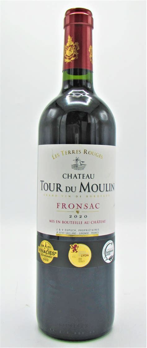 Fronsac Chateau Tour Du Moulin Les Terres Rouges 2020 La Cave Saint