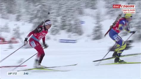Biathlon Le replay du relais féminin d Hochfilzen comptant pour la