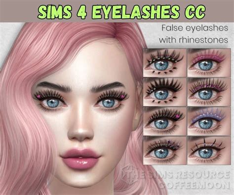 21 Gorgeous Sims 4 Eyelashes CC Natural Lashes Realistic Lashes 3D