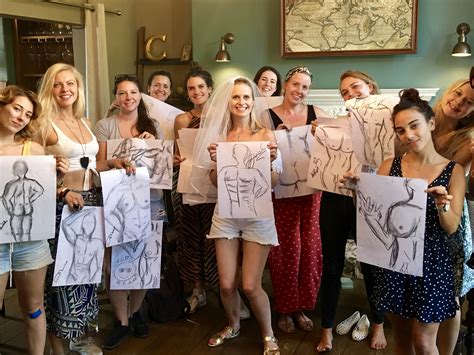 Life Drawing Model London Hen Party Life Drawing Session In City Of