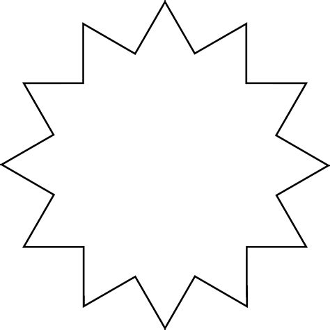 estrella de 12 puntas ilustración vintage 13520234 Vector en Vecteezy
