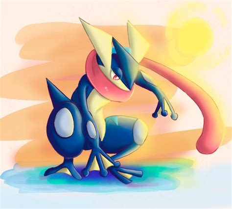 Greninja Fan Art By Matousu On Deviantart