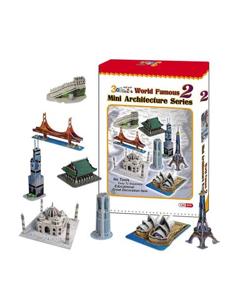 Puzzle 3D I Monumenti Del Mondo Mini Architetture Giocattolo