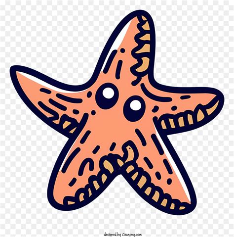 Estrela Do Mar Cor Rosa Claro Manchas Brancas png transparente grátis