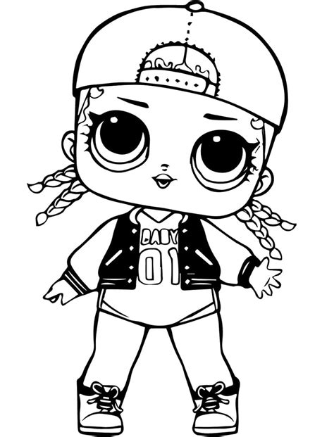 39 Coloriage poupée lol à imprimer ou à dessiner petite poupee