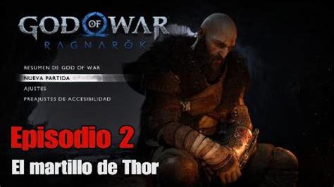 God Of War Ragnarok Episodio 2 El Martillo De Thor YouTube