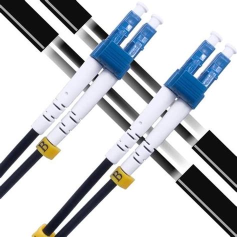 Elfcam 300m Câble à Fibre Optique LC UPC vers LC UPC OS2 Duplex