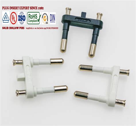 China VDE Europe Plug Pins Hollow 4 8mm 4 0mm Pin Bridge China Plug