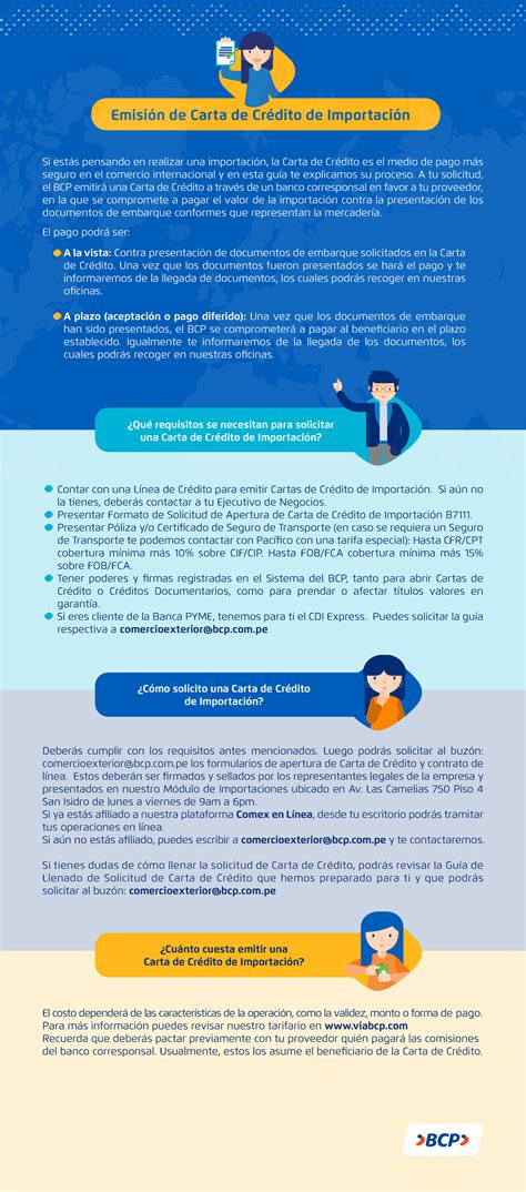 GUIA Emision Carta Credito Importacion Contar con una Línea de