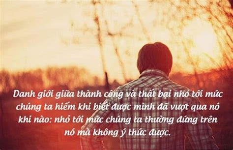 Những câu nói hay về thành công và thất bại