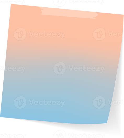 Blank Sticky Note Reminder Paper 13869613 PNG