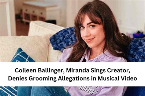 Colleen Ballinger Miranda Sings Creator Denies Grooming Allegations