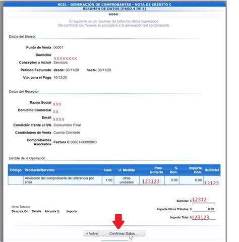 Pasos para Anular una Factura electrónica de AFIP