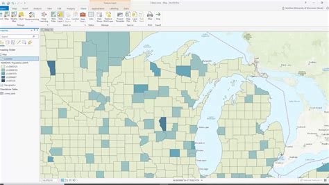 How To Share A Map To Arcgis Online As A Webmap Youtube