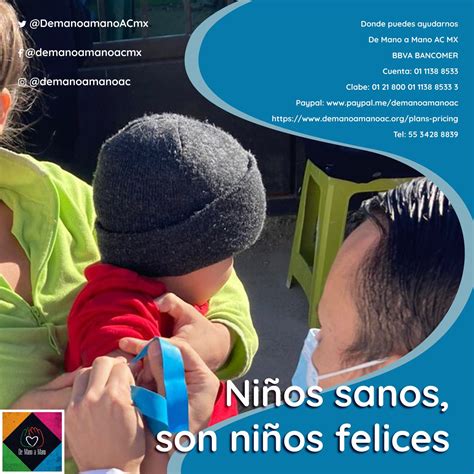 De Mano a Mano AC on Twitter Niños sanos son niños felices Gracias a