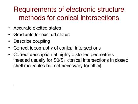ppt conical intersections in quantum chemistry powerpoint presentation id 9326659
