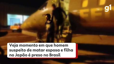 Vídeo Veja momento em que paranaense suspeito de matar esposa e filha