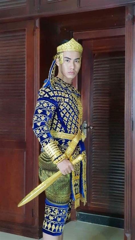 Lotus Flower Pictures Game Costumes Cambodia Folklore Handsome Men