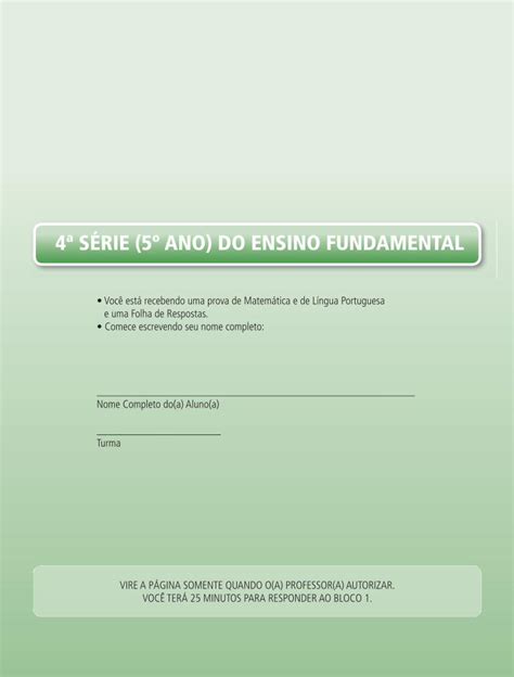 PDF 4ª série 5º ano do ensino FundaMentaL PDF file4ª série 5º