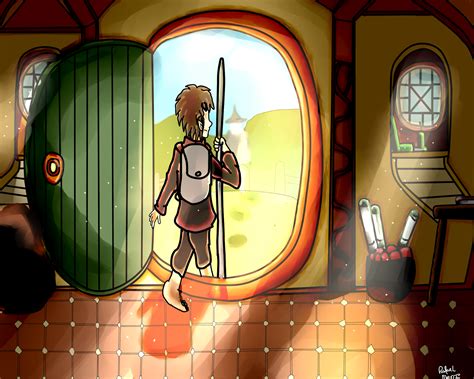 Rafael Merce Desenhos Desenho Bilbo Bolseiro Hobbit