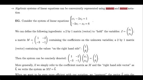 differential equations 5 3 eigenvectors and eigenvalues part 1 youtube