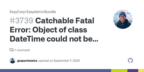Catchable Fatal Error Object Of Class DateTime Could Not Be Converted