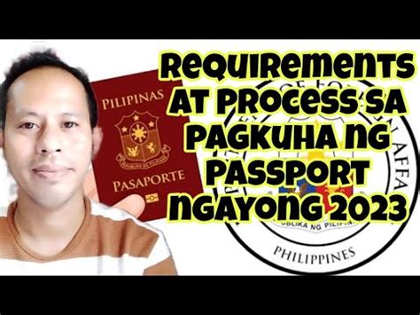 Paano Kumuha Ng Philippine Passport Adult New Application L