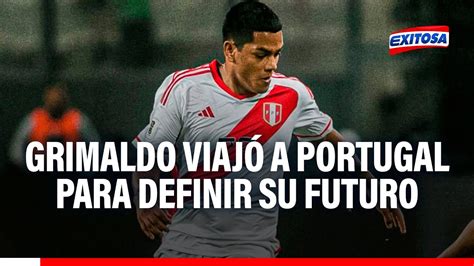 Joao Grimaldo viajó a Portugal para definir su futuro YouTube