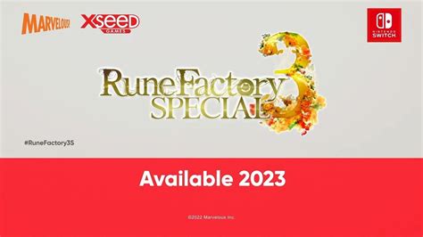 Rune Factory Special Next Main Series Announcement Trailer