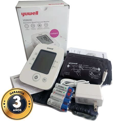 Tensiometro Brazo con VOZ Adaptador USB YUWELL YE660D Bebés y Salud